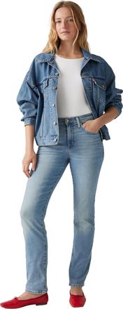 Levi's Damen 724 High Rise Straight Jean, Blau (Blue Wave Light), 25W / 32L