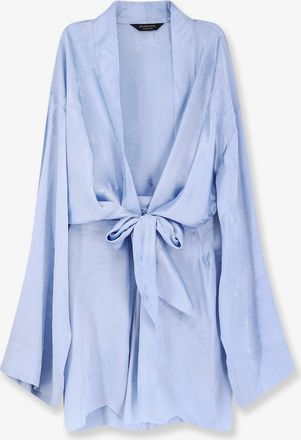 Balenciaga Wrap silk mini dress - BALENCIAGA - gender_Woman