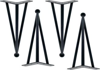 Generic Möbelbeine aus Metall, Möbelschrankfüße, verstellbare Tischbeine, Füße aus Edelstahl, Sofafüße mit DREI Stangen, für Nachttische, Ersatzfüße, Rotation