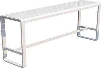 Generic Bartisch Küche Außenbereich Eisen Bistrotisch Wasserdicht und Sonnenbeständig Stabile Stütze Abgerundete Ecken Esstisch für Küche, Wohnzimmer, Esszimm