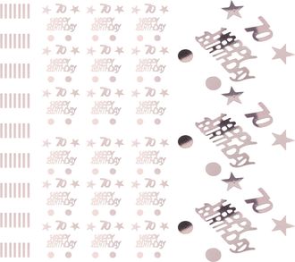 Artibetter Konfetti zum Geburtstag mit Sternen und Punkten f&uuml;r Tischdekoration Party Streudeko aus PVC f&uuml;r Geburtstagsfeiern und Besondere Anl&auml;sse