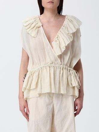 Dries Van Noten Top Damen Farbe Ivory