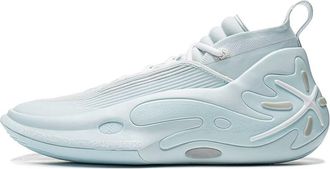 Li-Ning Way of Wade 11 Serie White HOT Herren-Basketballschuhe Futter rutschfest Professionelle Sto&szlig;d&auml;mpfung Sneaker Sportschuhe Mildes Sonnenblau EU 43 2/3