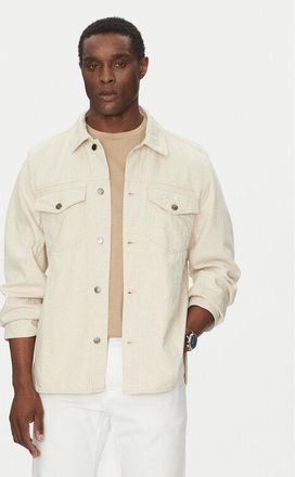 Michael Kors Hemd CR5900PBK8 Écru Regular Fit