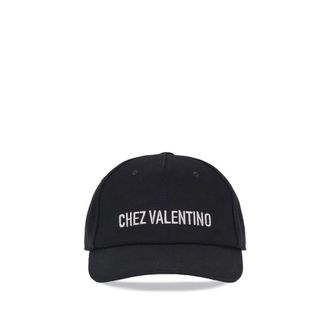 Valentino Garavani Homme, Accessoires, Noir, Taille: 58 CM Casquette Chez Valentino Baseball