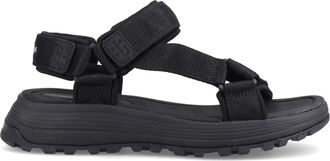 Hush Puppies Kendra Textil Damen Schwarz Sandalen