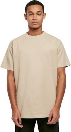 Urban Classics T-Shirt Oversize pour Homme, Tissu Epais, Coupe large, Manches Courtes, Heavy Oversized Tee, 90% Coton, 10% Viscose, Sand, Taille XXL