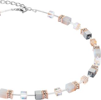 Coeur de Lion Halskette - GeoCUBE Iconic Precious Halskette - Gr. unisize - in Orange - f&uuml;r Damen