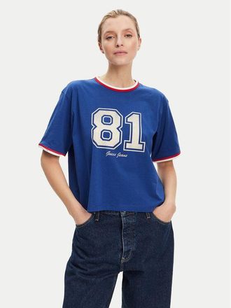 Guess T-Shirt W5YI19 K8HM0 Blau Regular Fit