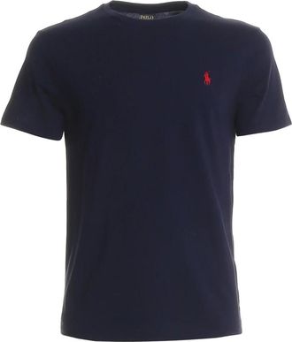 Ralph Lauren Homme, Tops, Bleu, Taille: S T-shirt en jersey