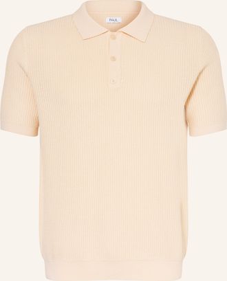 Paul Paul Strick-Poloshirt weiss