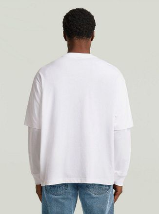 G-Star T-Shirt Double Sleeve Loose T-Shirt