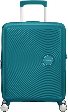 American Tourister Soundbox - Spinner S Erweiterbar Handgepäck, 55 cm, 35.5/41 L, Grün (Jade Green)