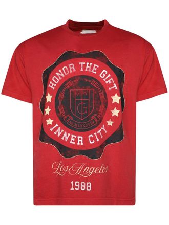 Honor The Gift t-shirt Seal Logo - Rouge
