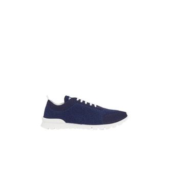 Kiton Marineblaue Strick-Sneakers - - Shoes - Herren - Blau - 40 EU