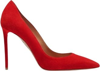 Aquazzura Femme, Chaussures, Rouge, Taille: 40 1/2 EU Purist Pump 105