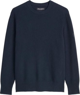 Marc O'Polo Rippstrick-Pullover aus Bio-Baumwolle, Regular Fit in