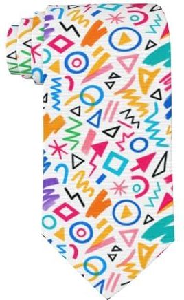 Generic Gribouillage Graphique Cravate Élégante Cravate Homme Classique Cravates Hommes Pour Célébrations Événements Adultes