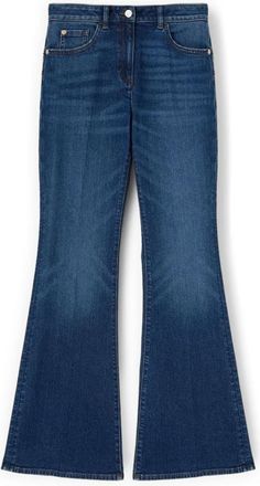 Motivi Femme, Jeans, Bleu, Taille: 38 FR Jean flare push-up taille haute