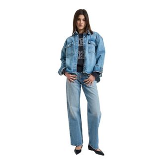 Anine Bing Femme, Blouses et Chemises, Bleu, Taille: 40 FR Paxton Shirt