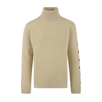 Daniele Alessandrini Rippstrick-Rollkragenpullover - - Knitwear - Herren - Beige - L