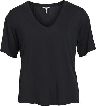 Object OBJANNIE RE S/S V-Neck TOP NOOS