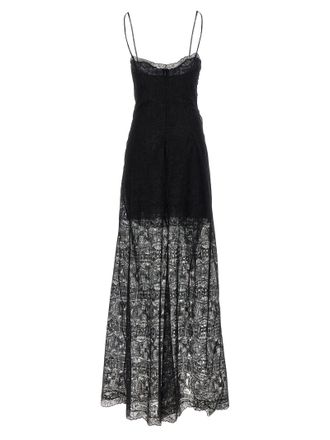Ermanno Scervino Majolica Lace Dress - Black