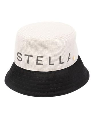 Stella McCartney bob &agrave; logo imprim&eacute; - Tons neutres
