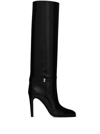 Saint Laurent Linda Stiefel - Schwarz