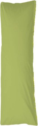 BELLANA Seitenschläferkissen Bezug Stillkissen Mako Jersey 40x140 cm Farbe: moos