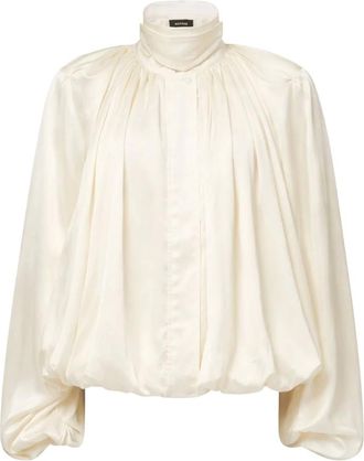 Rotate Rotate Birger Christensen, Femme, Vestes, Blanc, Taille: 42 FR Juana Bomber Jacket