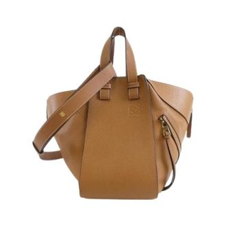 Loewe Pre-owned Hammock Small Calf Shoulder Bag - - Pre-owned - Damen - Braun - ONE SIZE