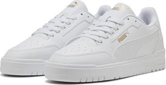 Puma Baskets Shuffle Downtown Unisexes, Puma White PUMA White PUMA Gold, 44 EU
