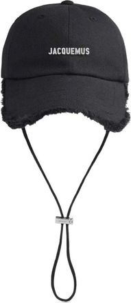 Jacquemus Homme, Accessoires, Noir, Taille: 56 CM La Casquette Artichaut Hat