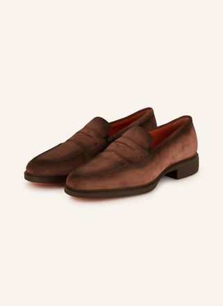 Santoni Penny-Loafer Easyloafer braun