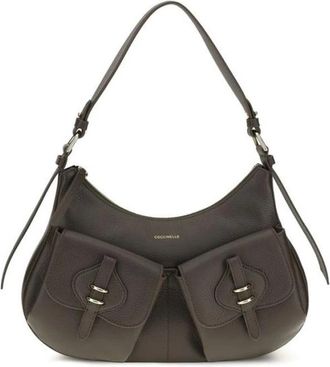 Coccinelle Mavery Pocket Umh&auml;ngetasche - - Bags - Damen - Braun - ONE SIZE