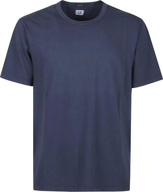 C.P. Company C.p. Company, Homme, Tops, Bleu, Taille: XL T-Shirt en jersey 20/1