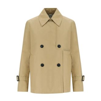 Max Mara Femme, Manteaux, Beige, Taille: 38 FR Biglia Shirt Trench Coat