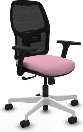 Piqueras y Crespo Alfera B&uuml;rostuhl mit 3D-Armlehnen, h&ouml;henverstellbare Lendenwirbelst&uuml;tze, ausgestattet mit 4 Positionen und Schneideschaum, mit Rollen von 65 mm, Nylon