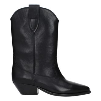 Isabel Marant Leder-Stiefeletten - - Shoes - Damen - Schwarzk - 36 EU