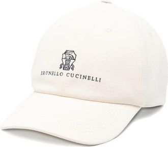 Brunello Cucinelli Embroidered Cap Hat