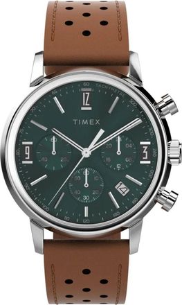 Timex Homme, Accessoires, Brun, Taille: ONE Size Marlin Chronograph Tachymeter
