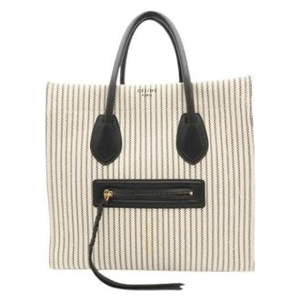 Celine Pre-owned Luggage Phantom Canvas Leather Tote Bag - - Pre-owned - Damen - Beige - ONE SIZE