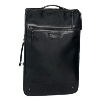 Balenciaga Sac Week-end Vintage en Cuir Pre-owned - Femme - Pre-owned - Noir - Taille: ONE Size