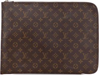 Louis Vuitton sacoche Poche Documents Portfolio (1992) - Marron