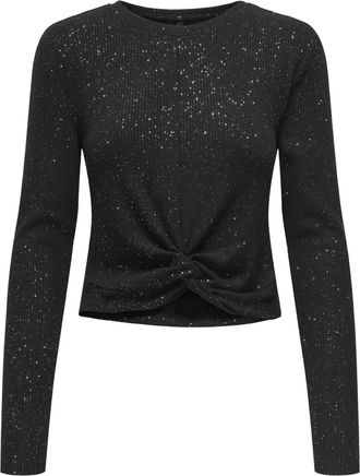 Only Onlbarbara L/S Glitter Twist Top JRS