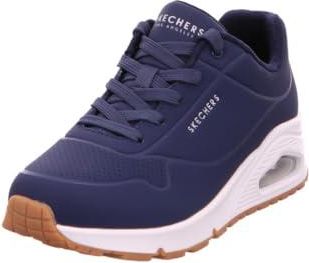 Skechers Femme Uno On Air Display-stands, Navy Durabuck Mesh, 39.5 EU