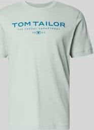 Tom Tailor Regular Fit T-Shirt aus reiner Baumwolle