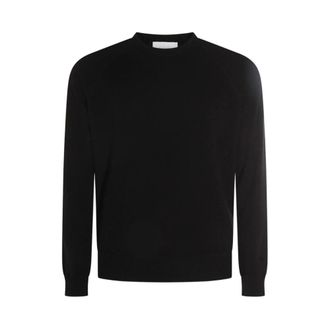 Malo Homme, Pulls, Noir, Taille: 2XL Pull en Cachemire Col Rond