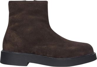 Wakakuu Icons Femme, Chaussures, Brun, Taille: 40 EU Bottines Cambridge en fourrure dagneau